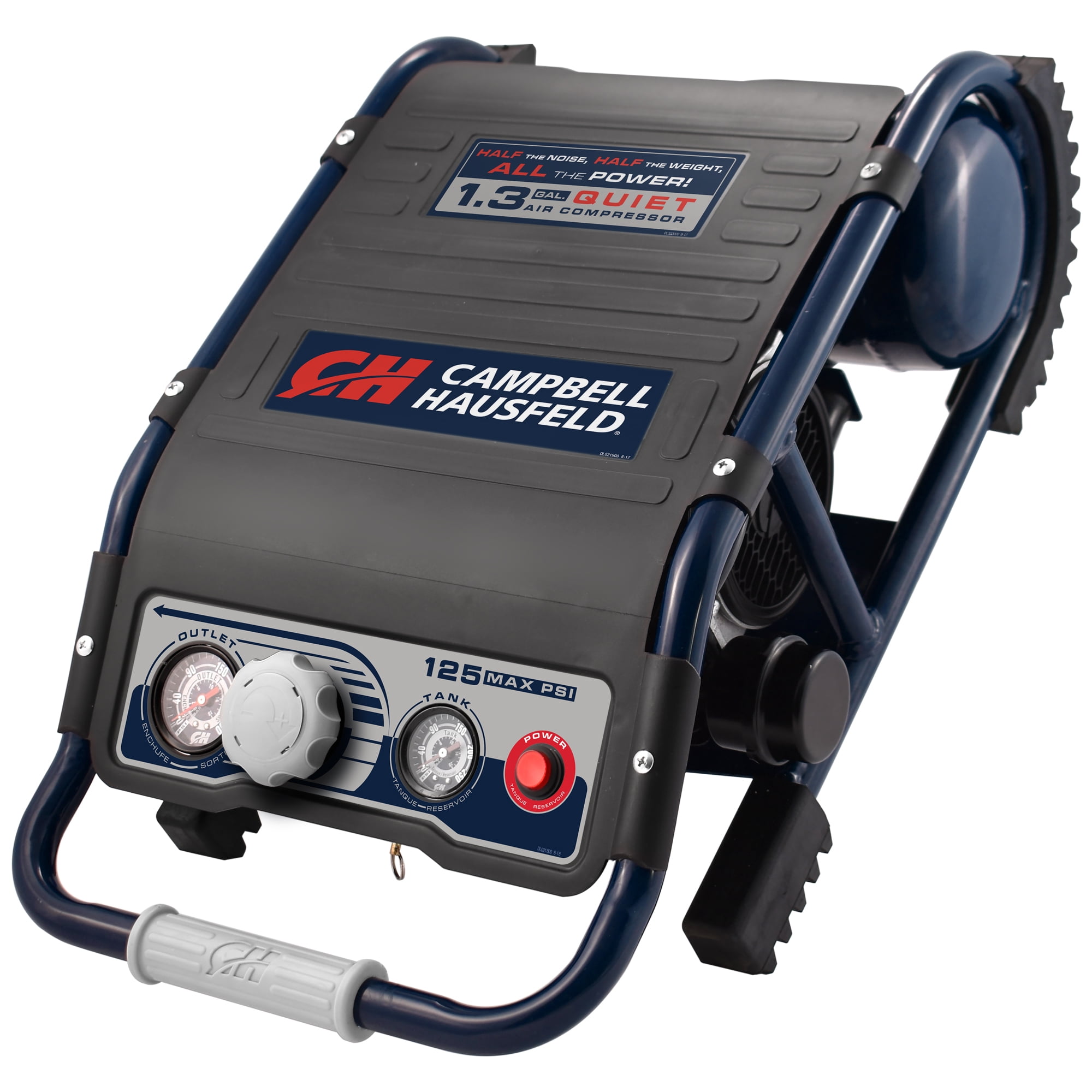 Campbell Hausfeld 1.3 Gallon Quiet Slim Air Compressor (DC010500 ...
