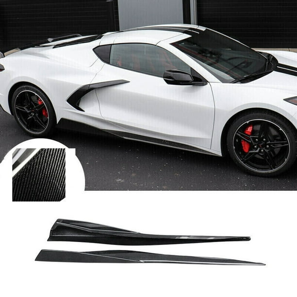 NINTE Side Skirts for 2020-2023 Corvette C8 Stingray Z51 Rocker Panel ...