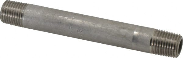 1/4 x 4" 304/304L Stainless Steel Pipe Nipple - Walmart.com