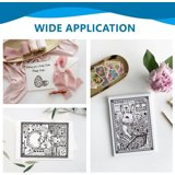 1sheet PVC Plastic Clear Stamps for Scrapbooking Photo Album tive Cards ...
