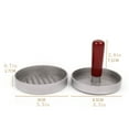 Euaioeiu Heavy Duty Hamburger Press Patty Maker Mold Kitchen BBQ Tool ...