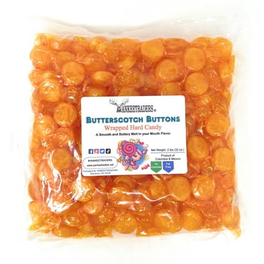 Classic Butterscotch Discs Hard Candy, Individually Wrapped, 2lbs ...