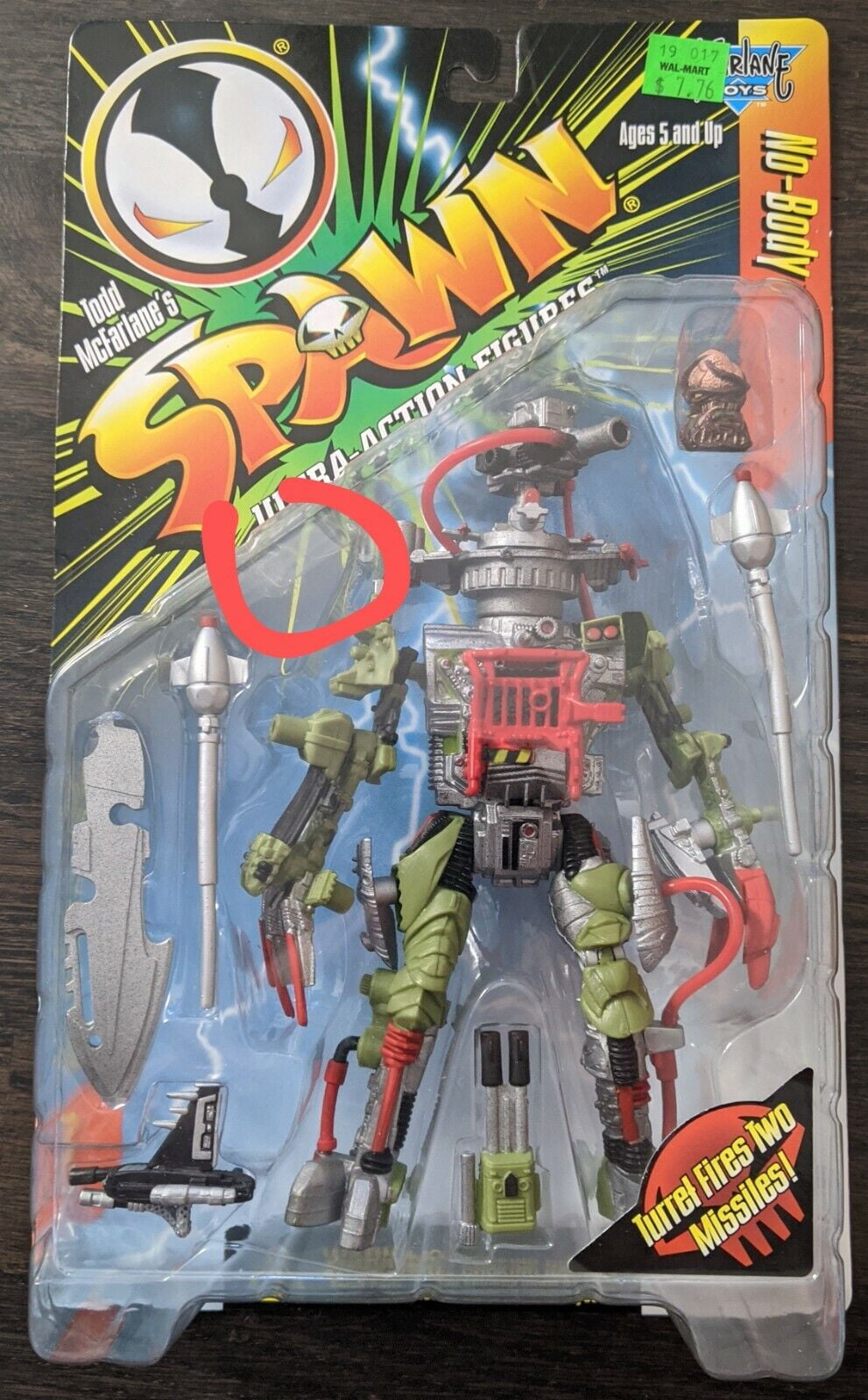 Spawn 6 Inch Action Figure Series 7 - No-Body (Green) - Walmart.com