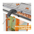 Telescoping Gutter Cleaning Brush Roofing Tool, 8.2Ft Extendable Pole ...