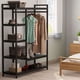 Tribesigns Free-Standing Closet Organizer,Heavy Duty Clothes Rack with ...