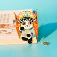 Delicate Cartoon Panda Bookmarks Metal Bookmarks with Chain Hollow out ...