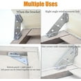 Universal Stainless Steel Furniture Corner Connector Angle Corner