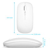 Bluetooth Rechargeable Mouse for HP Stream Laptop Bluetooth Wireless ...