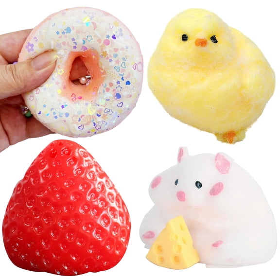 Joyfy Sensory Fidget Squishy Toys, Ultra-Soft Animal Stress Relief ...