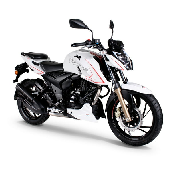 Motocicleta Deportiva TVS RTR 200 4V 2025 Blanco | Bodega Aurrera en línea