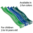 Blue Rabbit Play Outdoor Wavy Kids Slide, 8 Feet, Green - Walmart.com