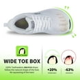 GYEICE Wide Toe Box Women Slip on Walking Shoes Arch Support Orthotic ...