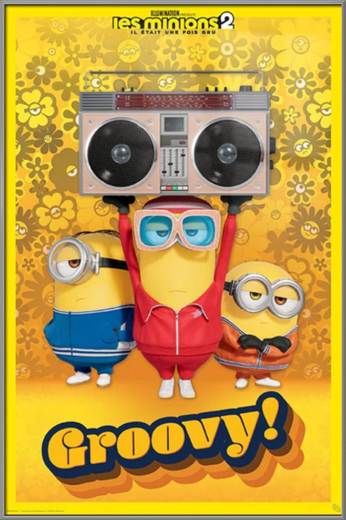 The Minions 2: Rise Of Gru - Framed Movie Poster (French Version ...