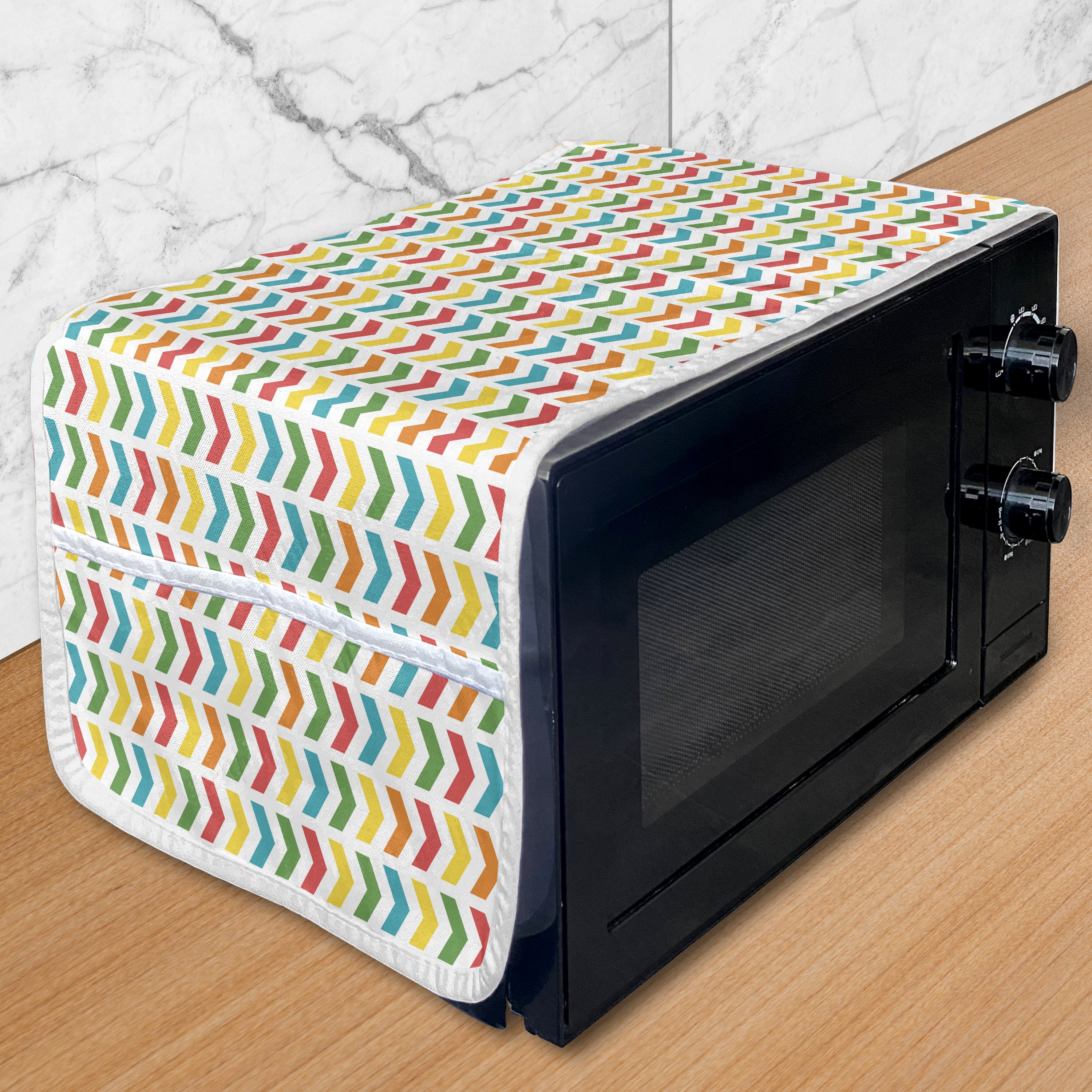 Arrow Microwave Oven Cover, Illustration of Colorful Repetitive Arrows ...