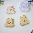 3-Piece Cute Cookie Cutters Set - Easter Bunny, Panda, and Cat ...