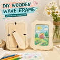 ZZAIXHL Wooden Frames for Crafts Paintable Wood Frames Small Standing ...