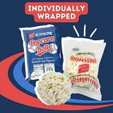 Baseball Popcorn Balls, Bulk Popcorn, 18 Count, 1 Ounce per Ball ...