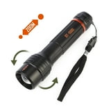 Ozark Trail 1500 Lumen Focusing Flashlight, IP67 Waterproof, Black ...