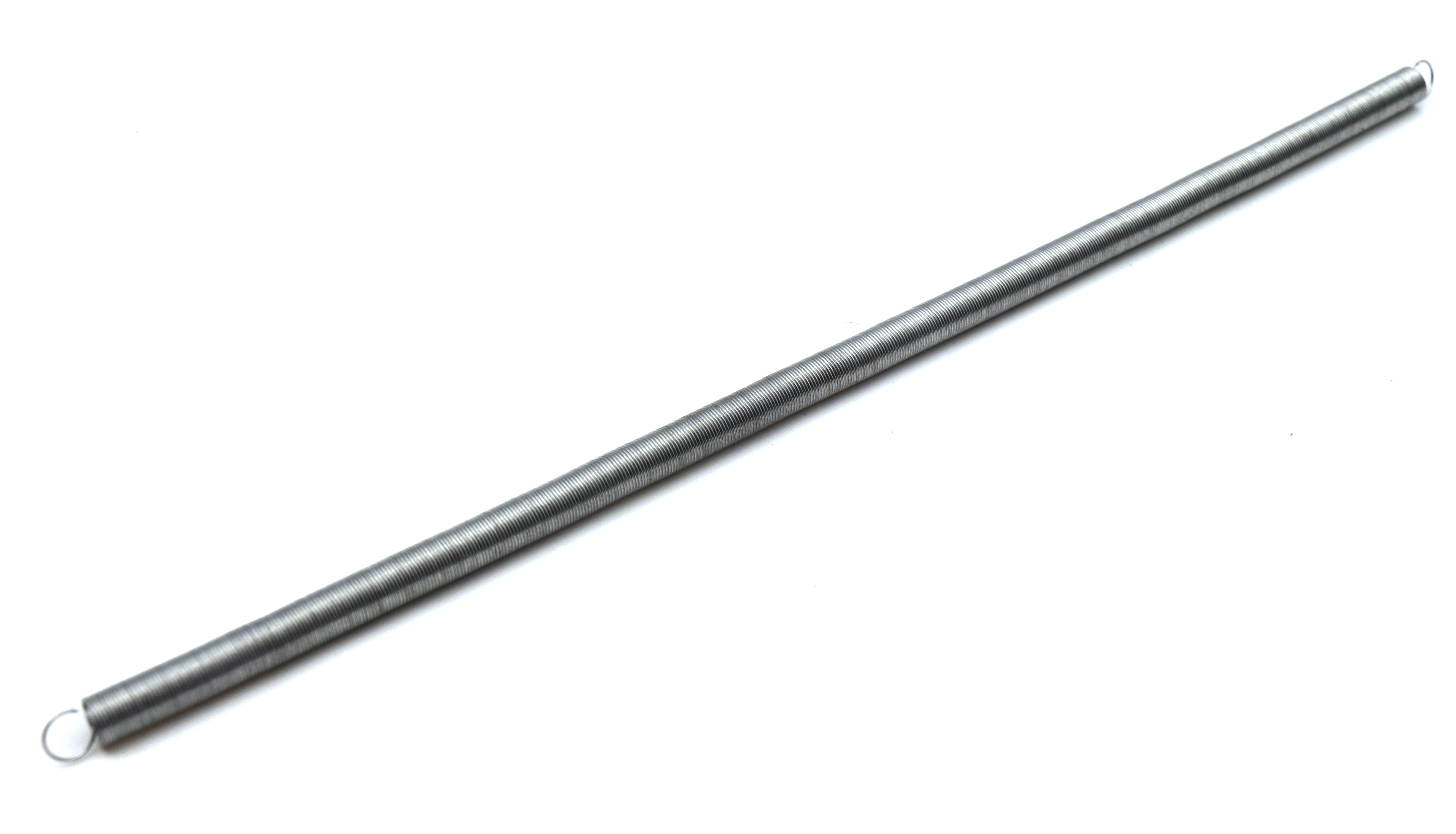 Extension Spring, Steel - 9" long, 0.25" diameter - Looped Ends - Eisco ...