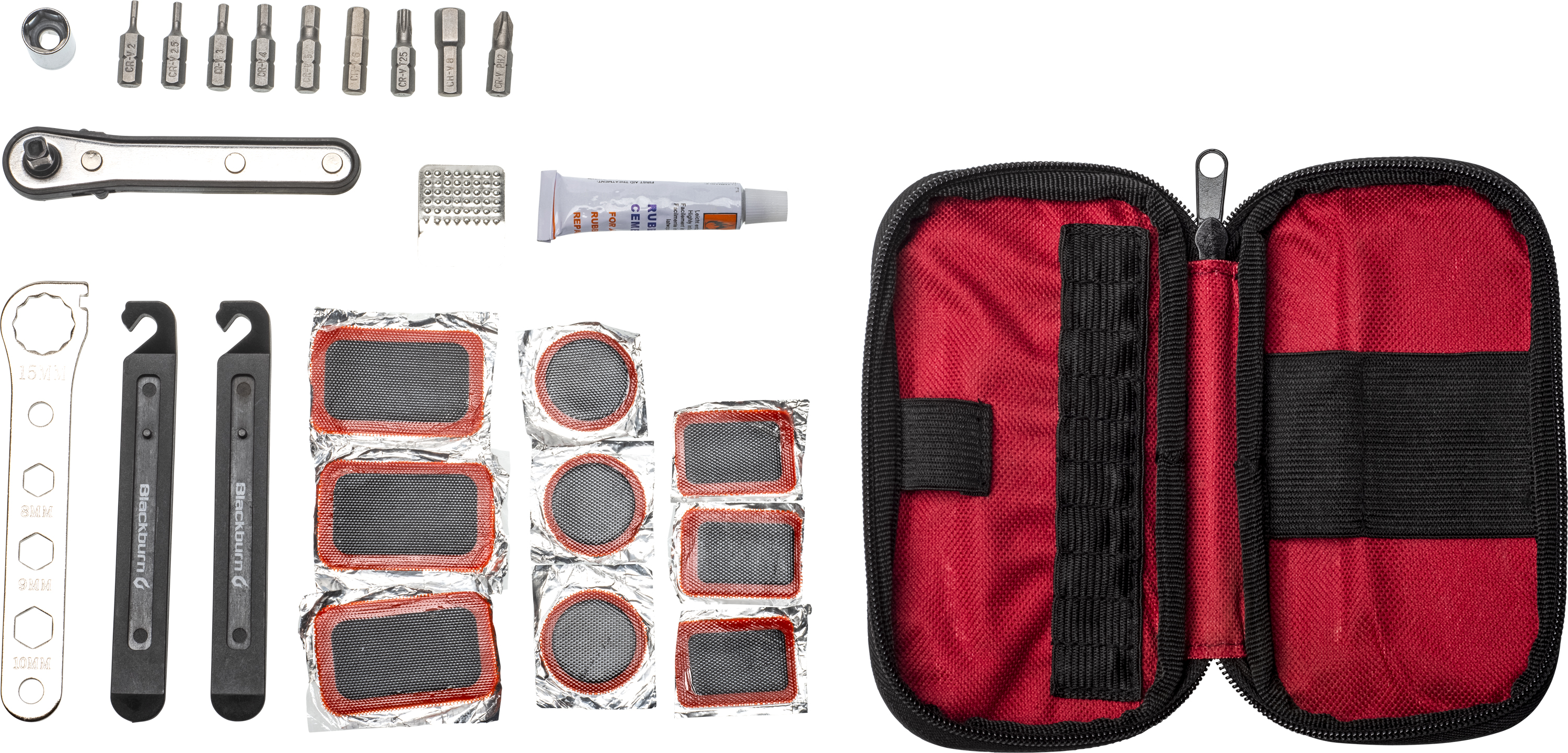 Blackburn Compact Bike Tool Kit With Premium Bicycle Ratchet Tool Blackburn Compact Bike Tool Kit With Premium Bicycle Ratchet Tool