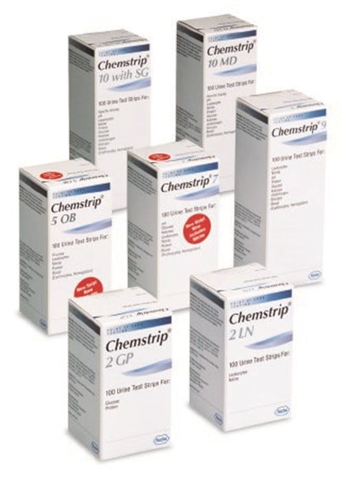 Roche Chemstrip 7 Urine Test Strip , Accessory for Urisys 1100, Box of ...