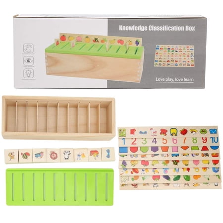Wooden Sorting Toys, Preschool Kindergarten Learning Games Activities ...