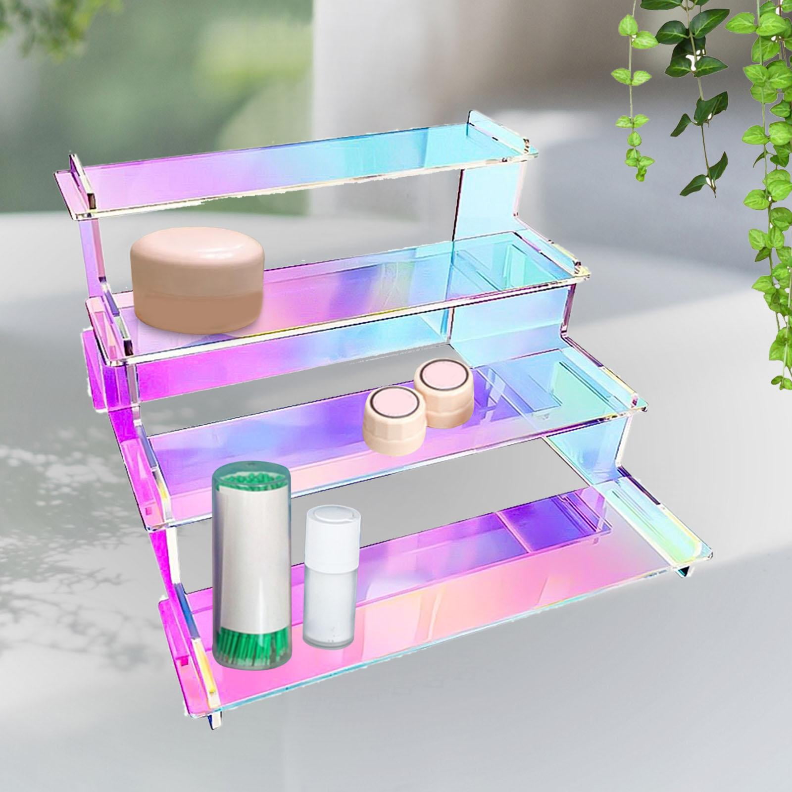 Acrylic for Display Display Shelf Desktop Colorful Tiered Display Stand ...