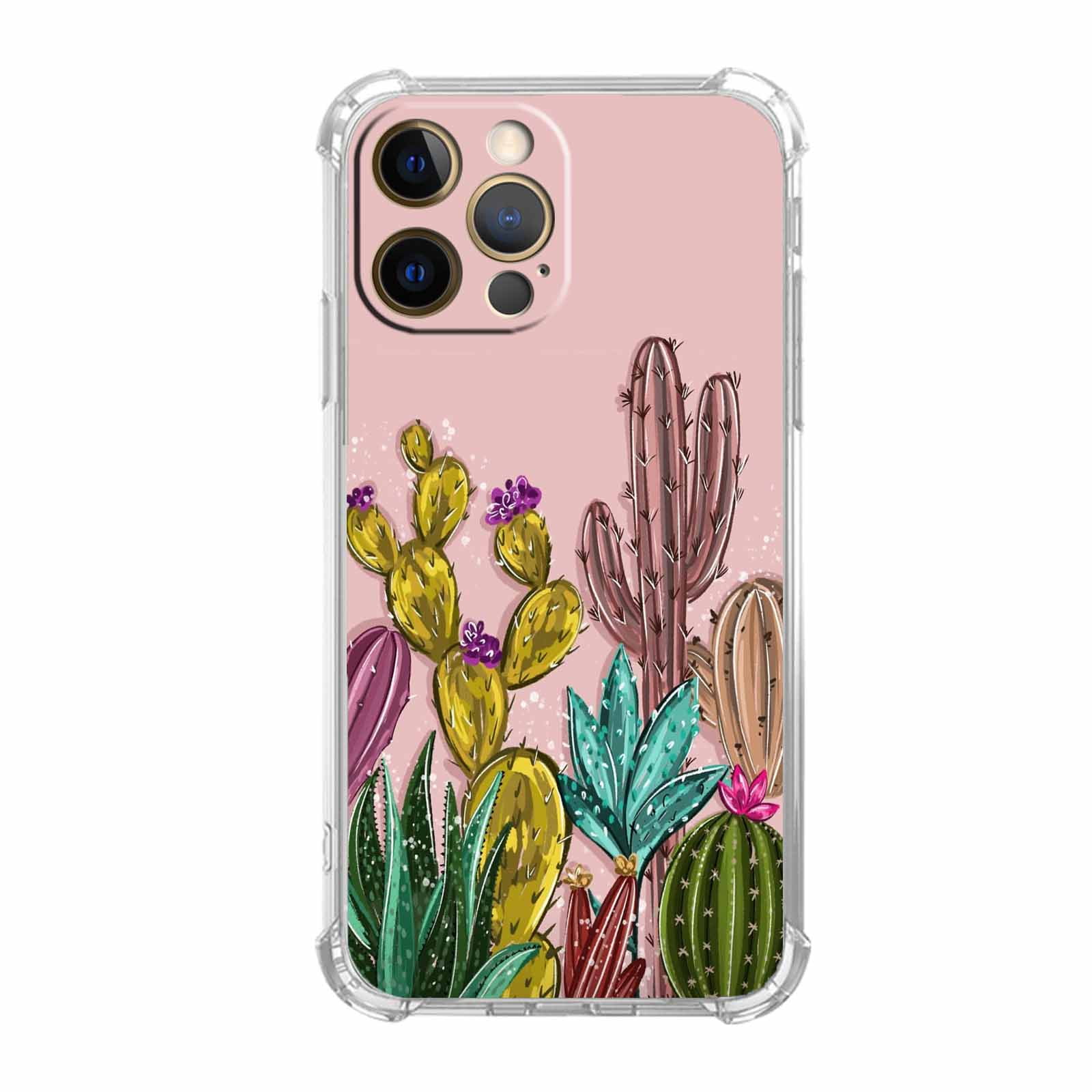 Cactus Flower Case for iPhone 11 Pro Max,Aesthetic Colourful Floral ...