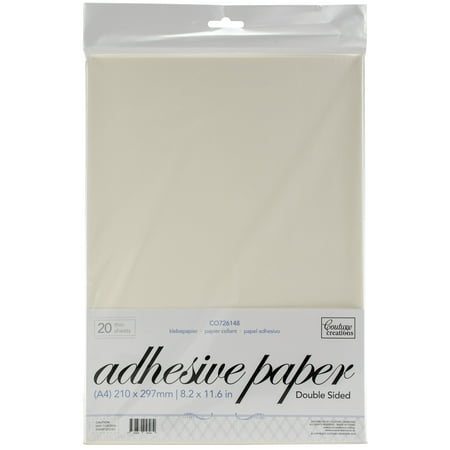 Couture Creations A4 Double-Sided Adhesive Jac Paper 20/Pkg- | Walmart ...