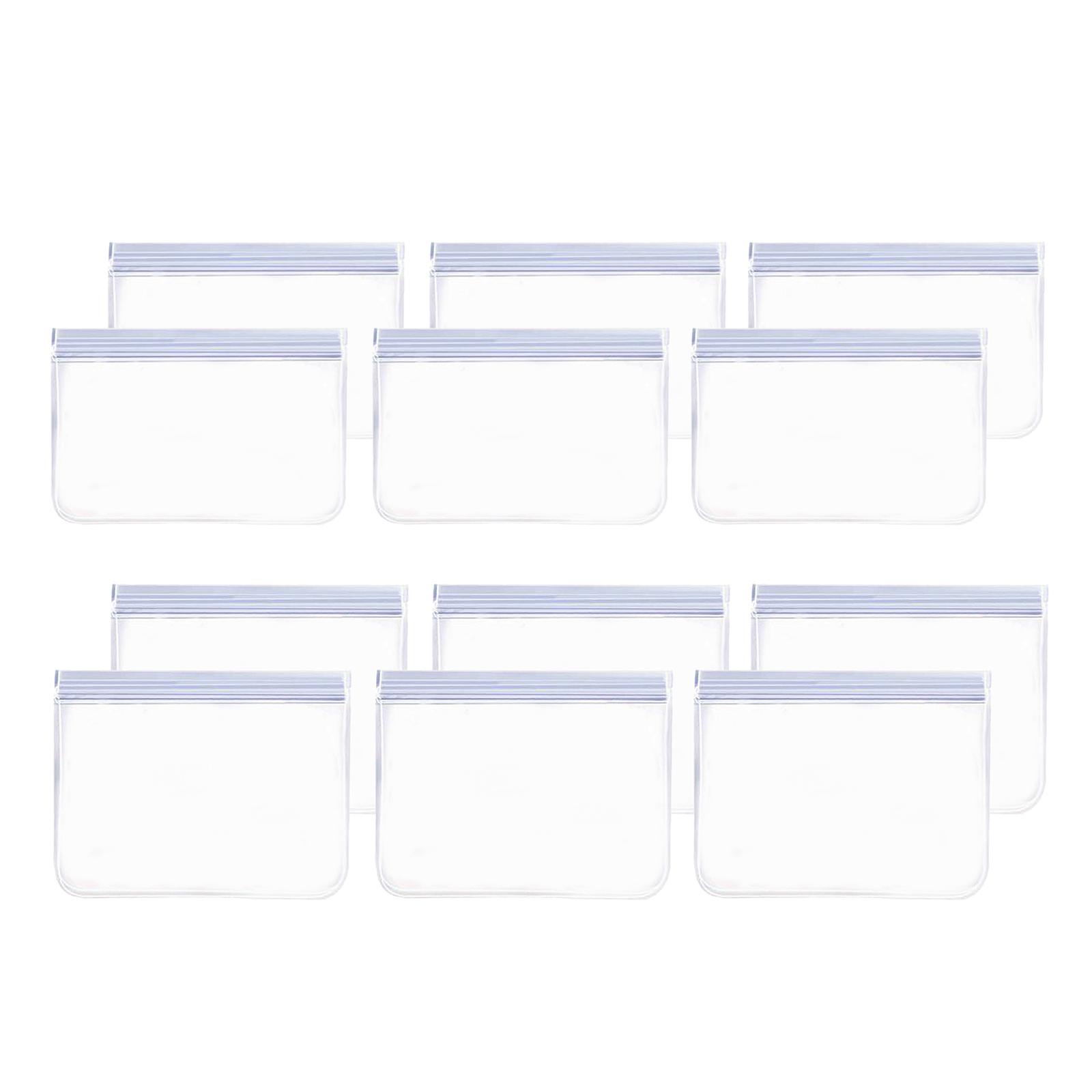 Food Storage Freezer Cabinet Reusable Seal Zipper Fresh Container, 6pcs ...