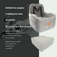 Dog Booster Car Seat for Small/Medium Dogs,Ultra Soft Fabric Car Dog ...
