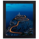 ArtToFrames 15" x 21" Black Satin Picture Frame, 15x21 inch Black MDF ...