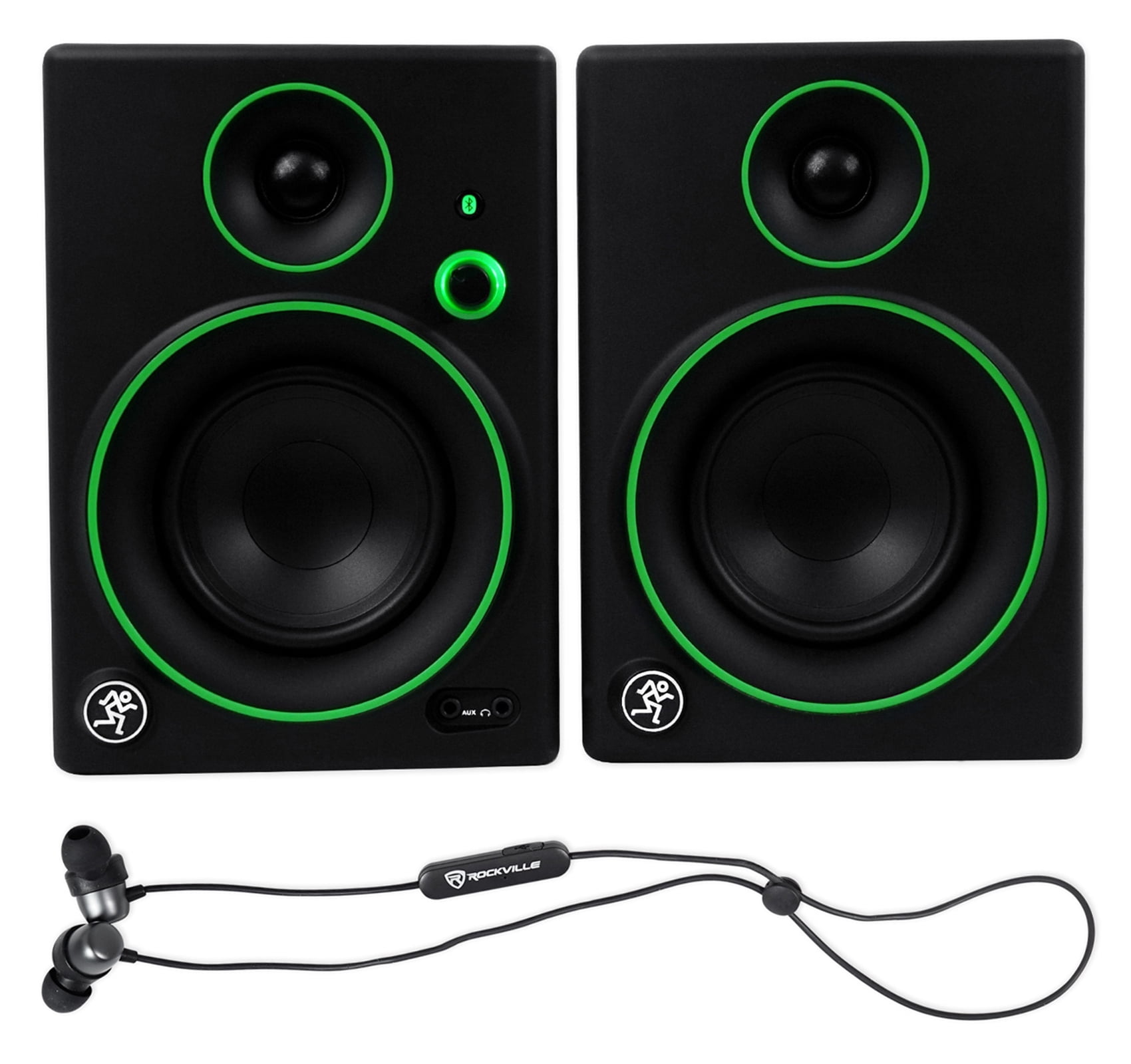 (2) Mackie CR4BT 4" Studio Monitors/Computer Speakers w/Bluetooth ...