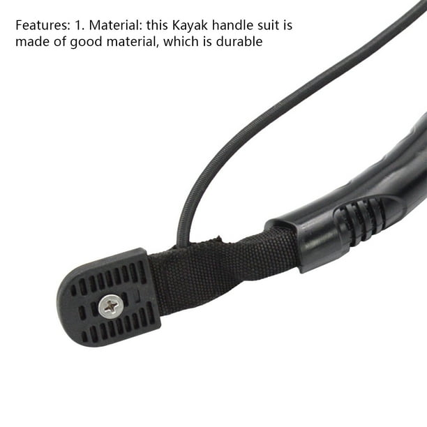 4 Pieces PP Boat Carry Handle Kayak Handles Set Side Mount Elastic ...