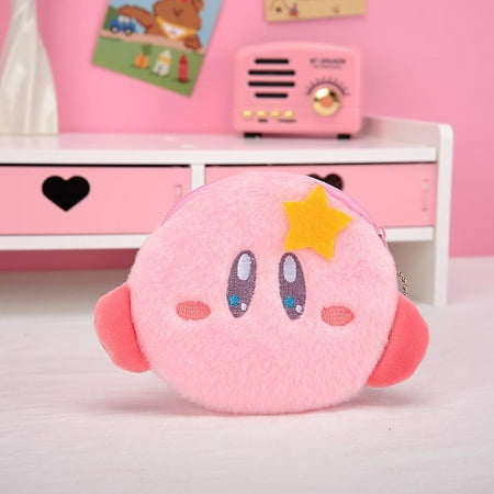 11cm Kawaii Kirby Plush Toy Cartoon Kuromi Star Kirby Pc Dog Coin Purse ...