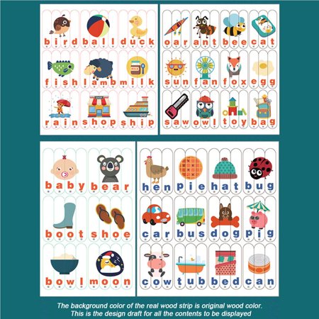 Creative Wooden English Spelling Letter letters word puzzles for ...