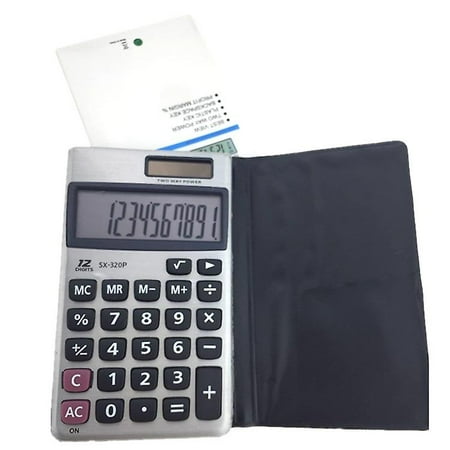 Calculator, Standard Function Basic Calculators, Solar Battery Dual ...