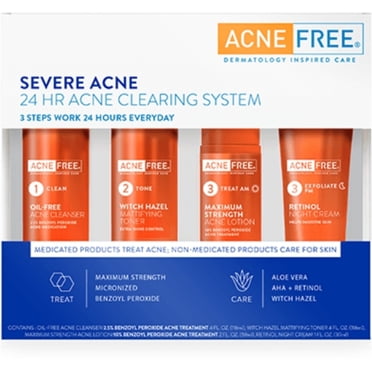 Bubble Skincare Acne Kit, All Skin Types, 3 Items Included - Walmart.com