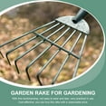 Stri Lawn Rake for Tilling Grass, 7-Tine Agricultural Gardening Tool ...