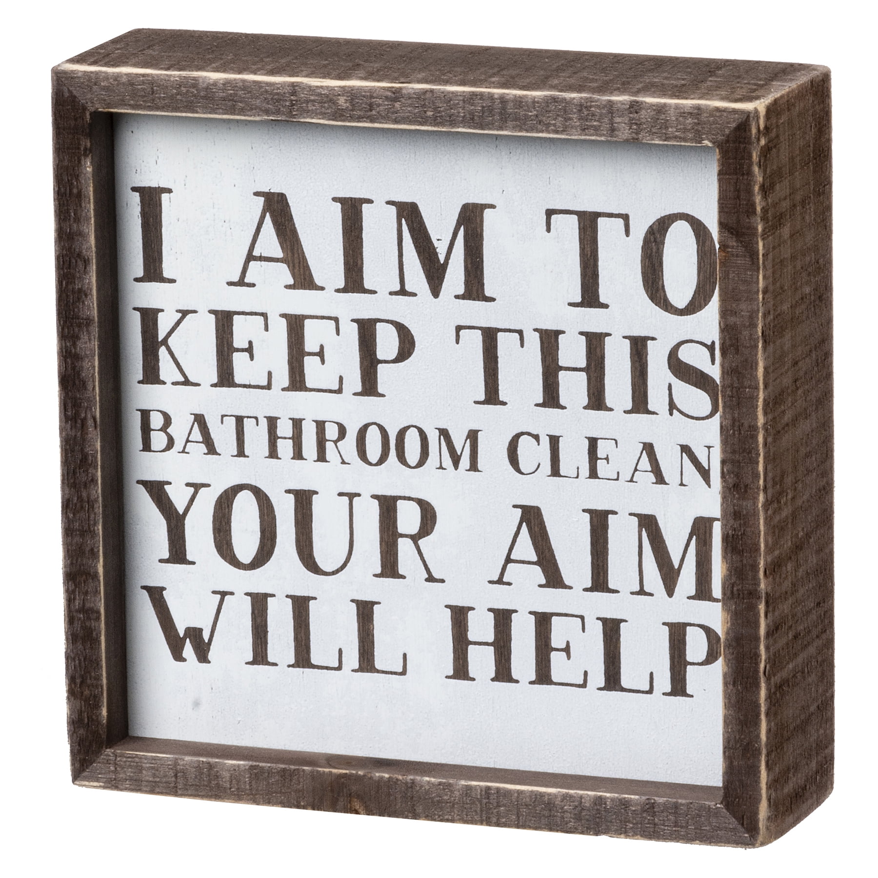 Inset Box Sign - Clean - Walmart.com
