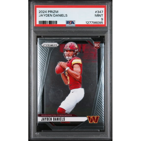 2024 Panini Prizm Jayden Daniels #347 PSA 9 - Walmart.com