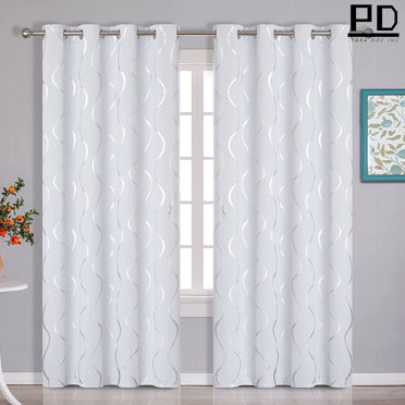 Valeron Estate Cotton Linen 84-Inch Rod Pocket Window Curtain Panel in ...