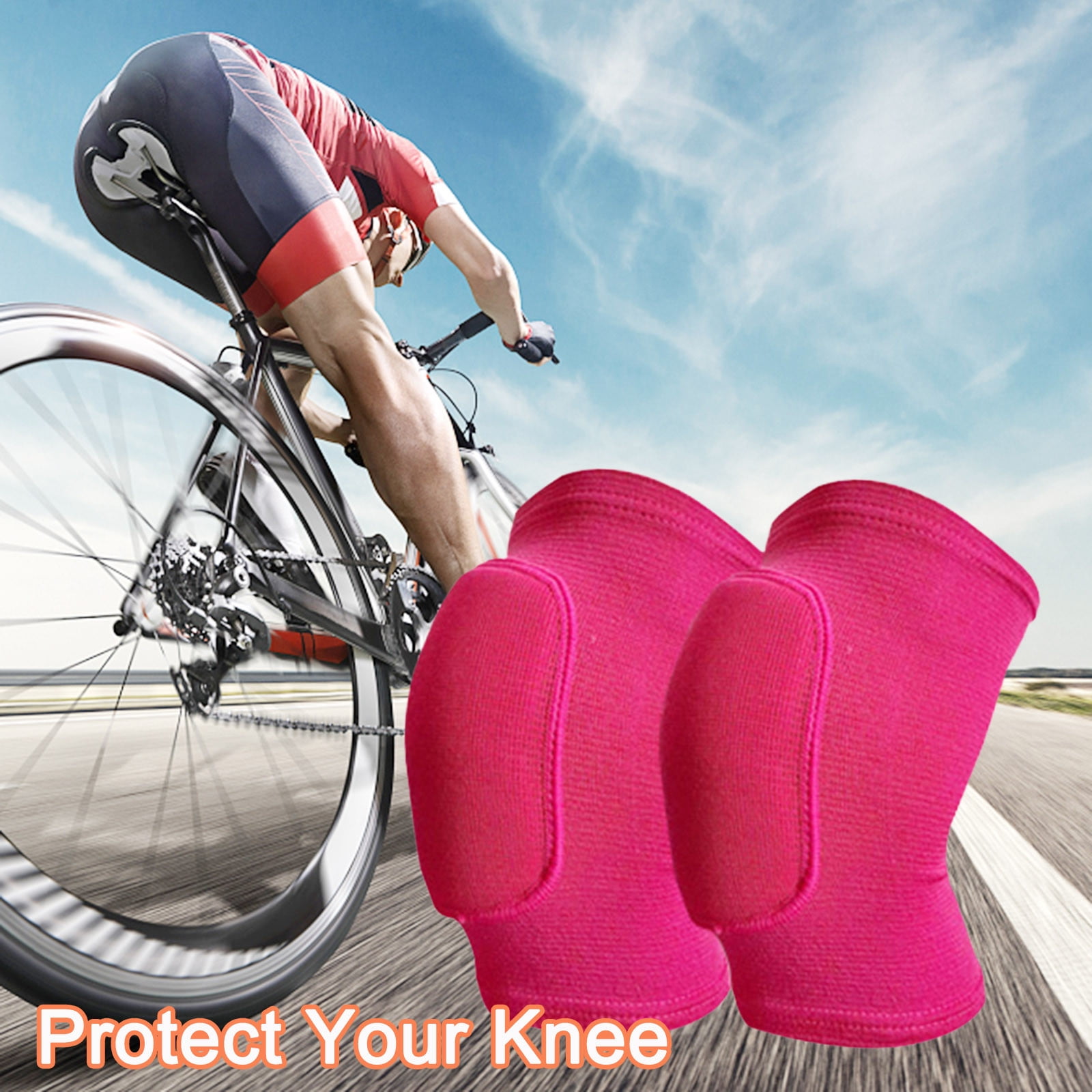 EQWLJWE Protective Sponge Knee Pads for Volleyball, Soft Breathable ...