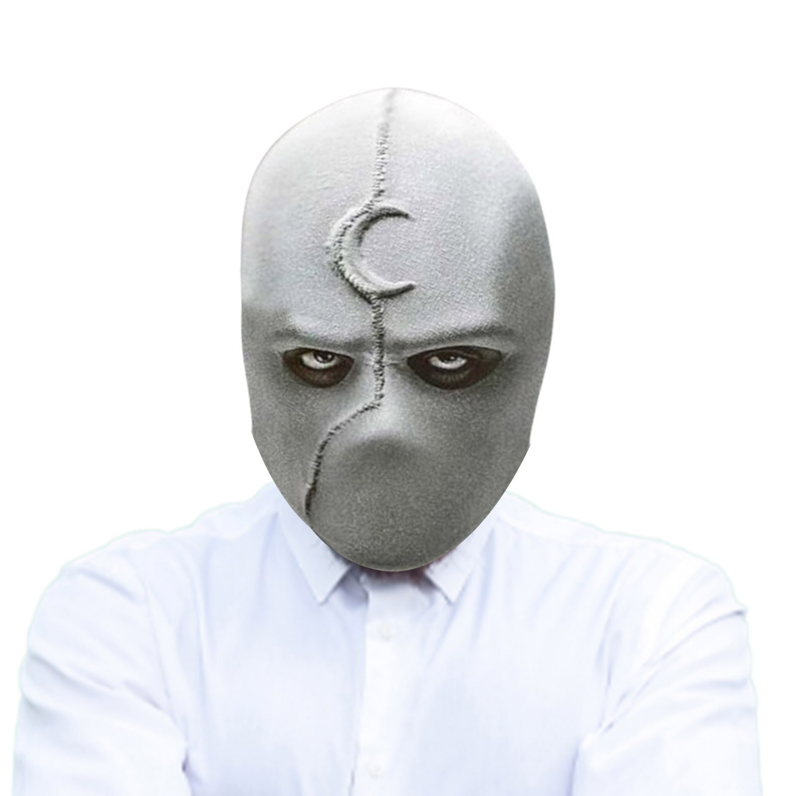Moon Knight Props Latex Face Cover Role Play Props Party Movie Cosplay ...