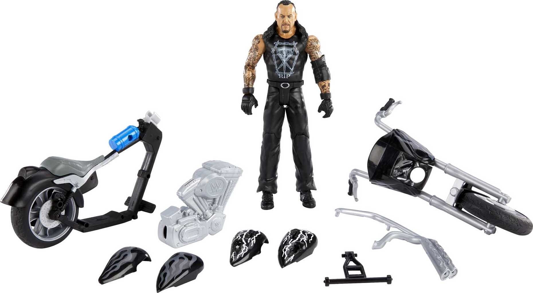 Buy WWE Wrekkin’ Slamcycle Vehicle With Undertaker Basic Action Figure ...