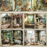 SunWMart A5 Size Scrapbook Paper Journaling Card Making Supplies ...