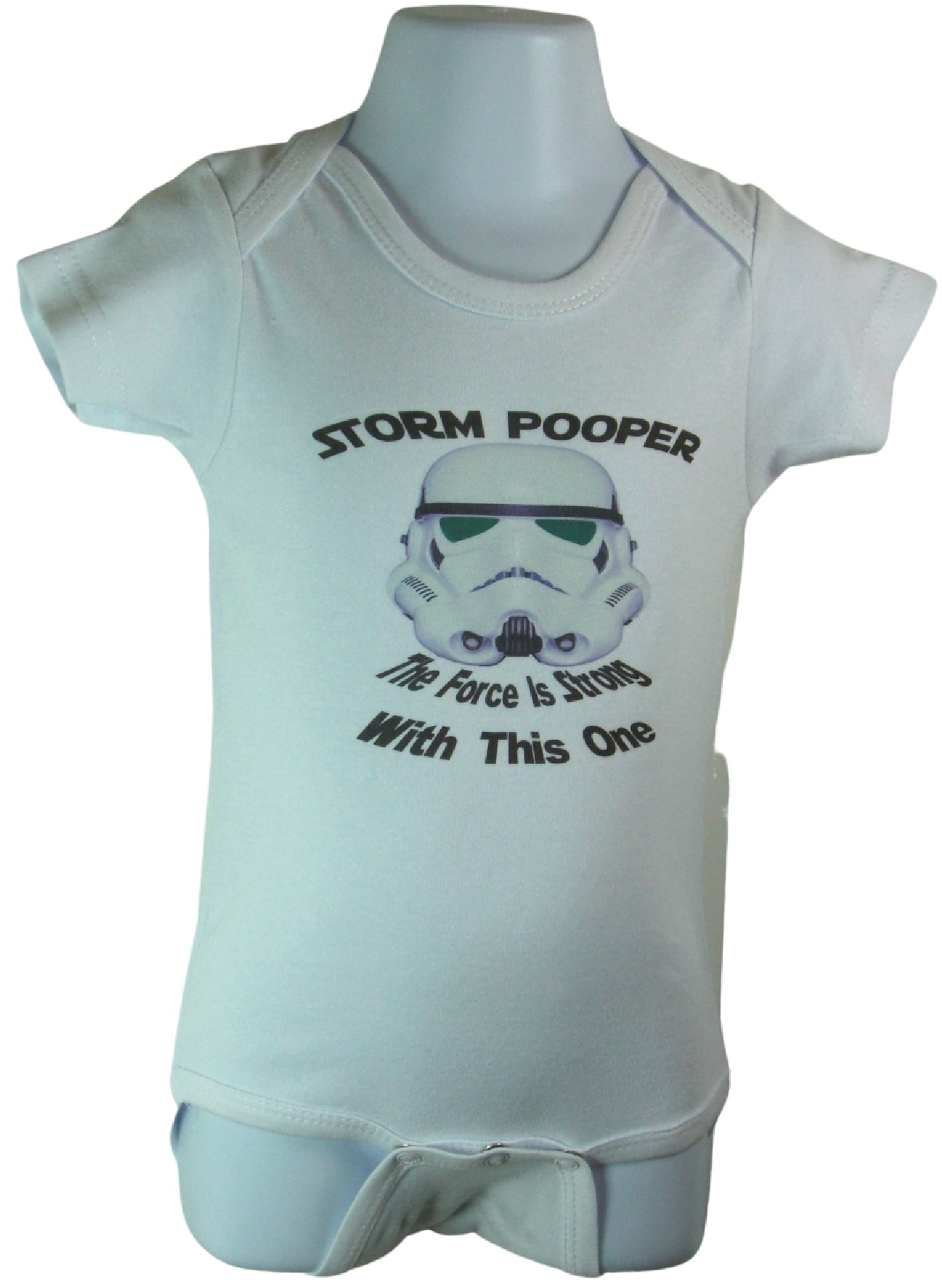 Storm Pooper Funny Baby Romper White Size 3-6 Month - Walmart.com