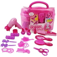7 Piece Spongebob Hair Accessory Set Comb, Mirror & Terries - Walmart.com