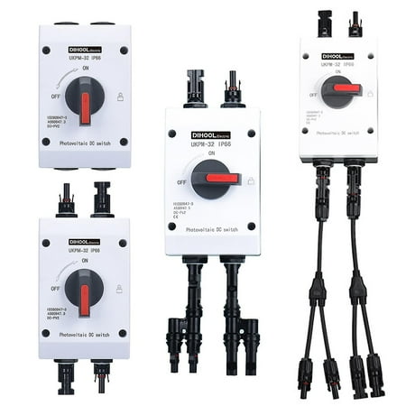 Photovoltaic Electrical Isolator Solar Switch Pv Photovoltaic Dc Switch 1000v 1200v 32a Ukpm ...