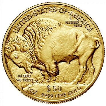 2025 1 oz Gold American Buffalo $50 Coin BU (in Assay) - Walmart.com